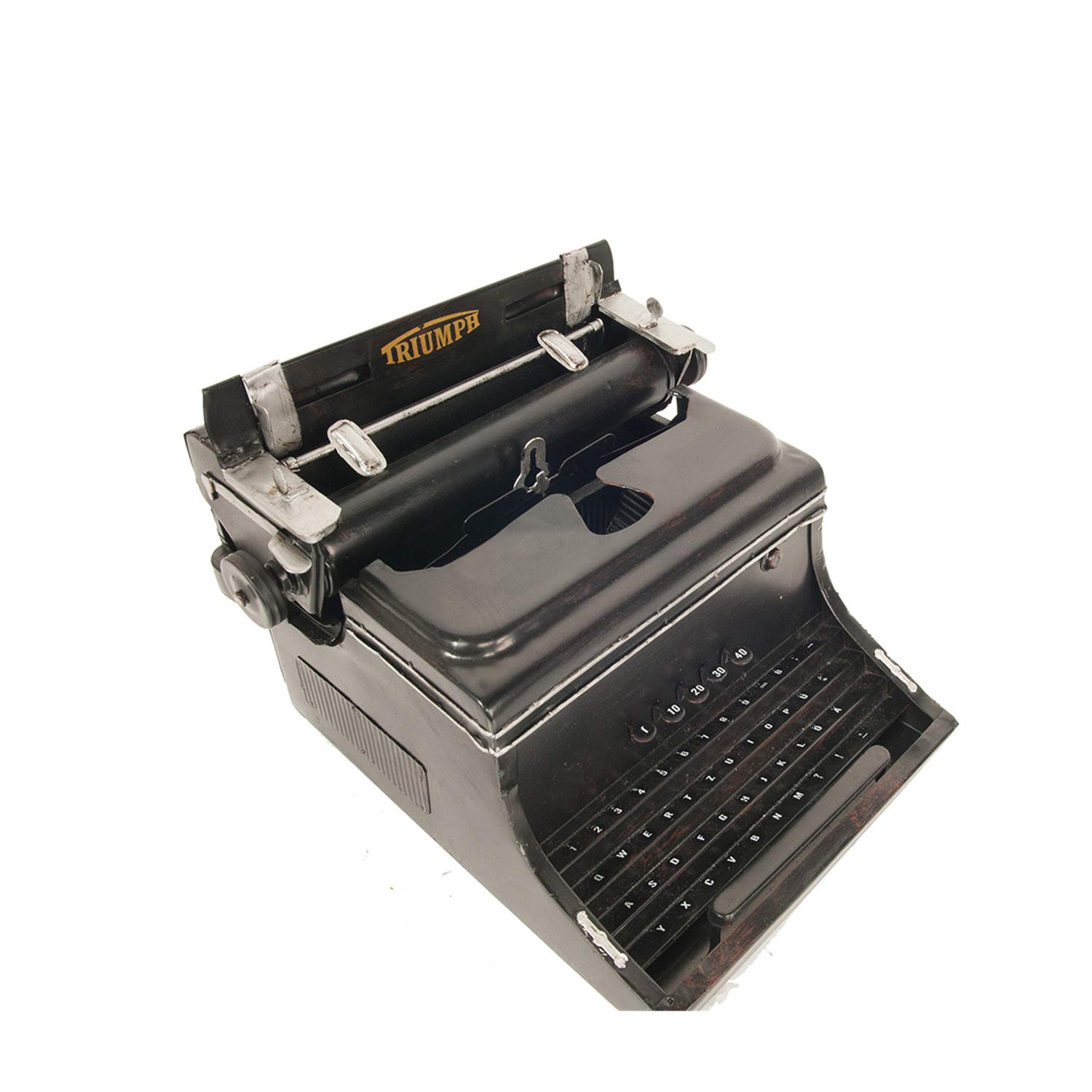 Old Modern Handicrafts 1945 Triumph German Typewriter Handmade Metal - Non-Functional Typewriter Display Model Only