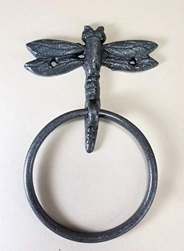 Dragonfly Cast Iron Bathroom Accessory Set 4 pc