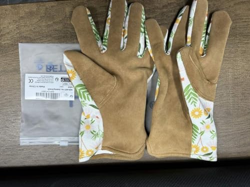 HANDLANDY Mens Work Gloves Touch Screen, Synthetic Leather Utility Gloves, Flexible Breathable Fit- Padded Knuckles & Palm (Large, Black)