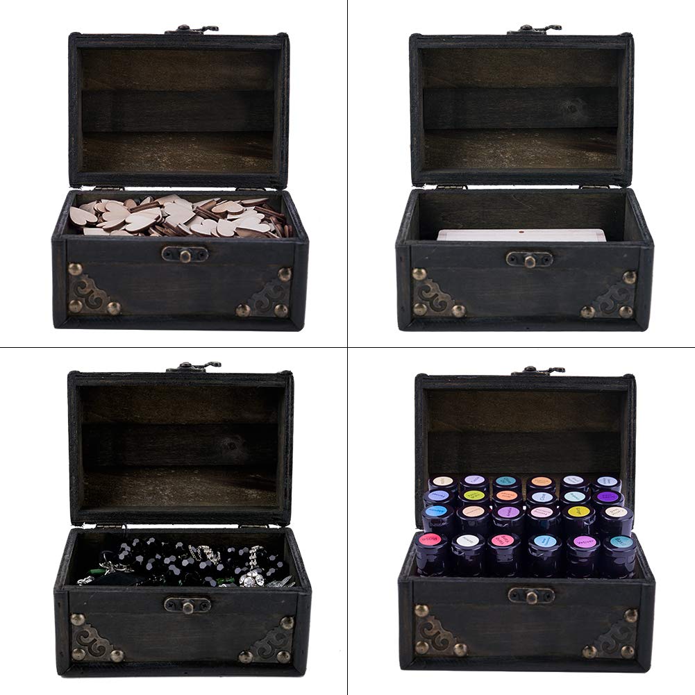 SICOHOME Treasure Box, 5.9" Tarot Cards Box for Trinkets,Taro Cards,Gifts and Home Decor