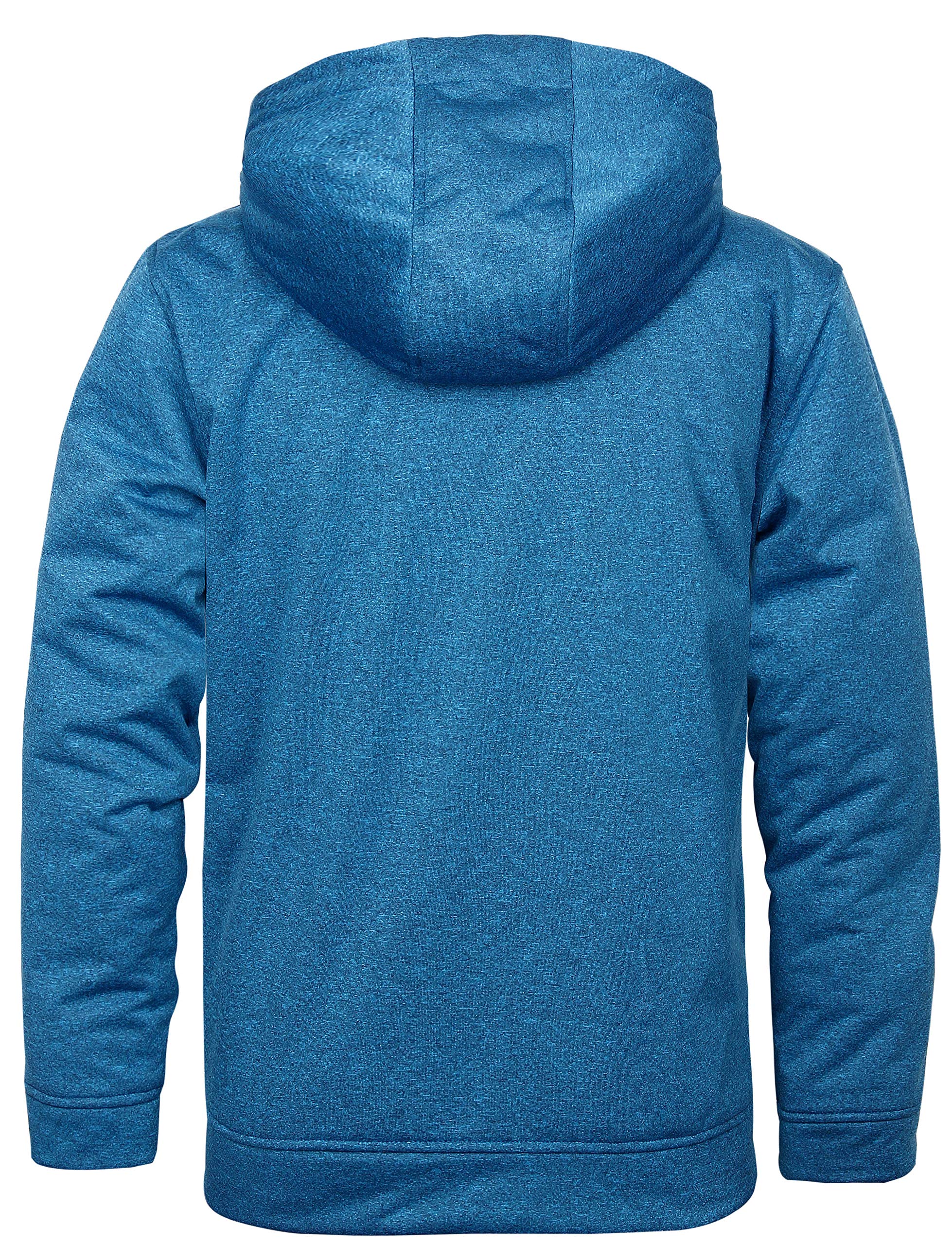 SVACUAM Men's Water-Resistant Fleece Lined Softshell Outwear Mountain Rain Jacket with Hood