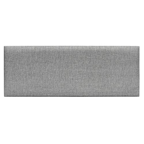 Art3d Padded Bed Headboard for Queen/Twin/King/Full-Removable-Sized 31.5x11.8inches Pack of 8pcs-Gray, Upholstered Wall Panels for Interior Wall Decor