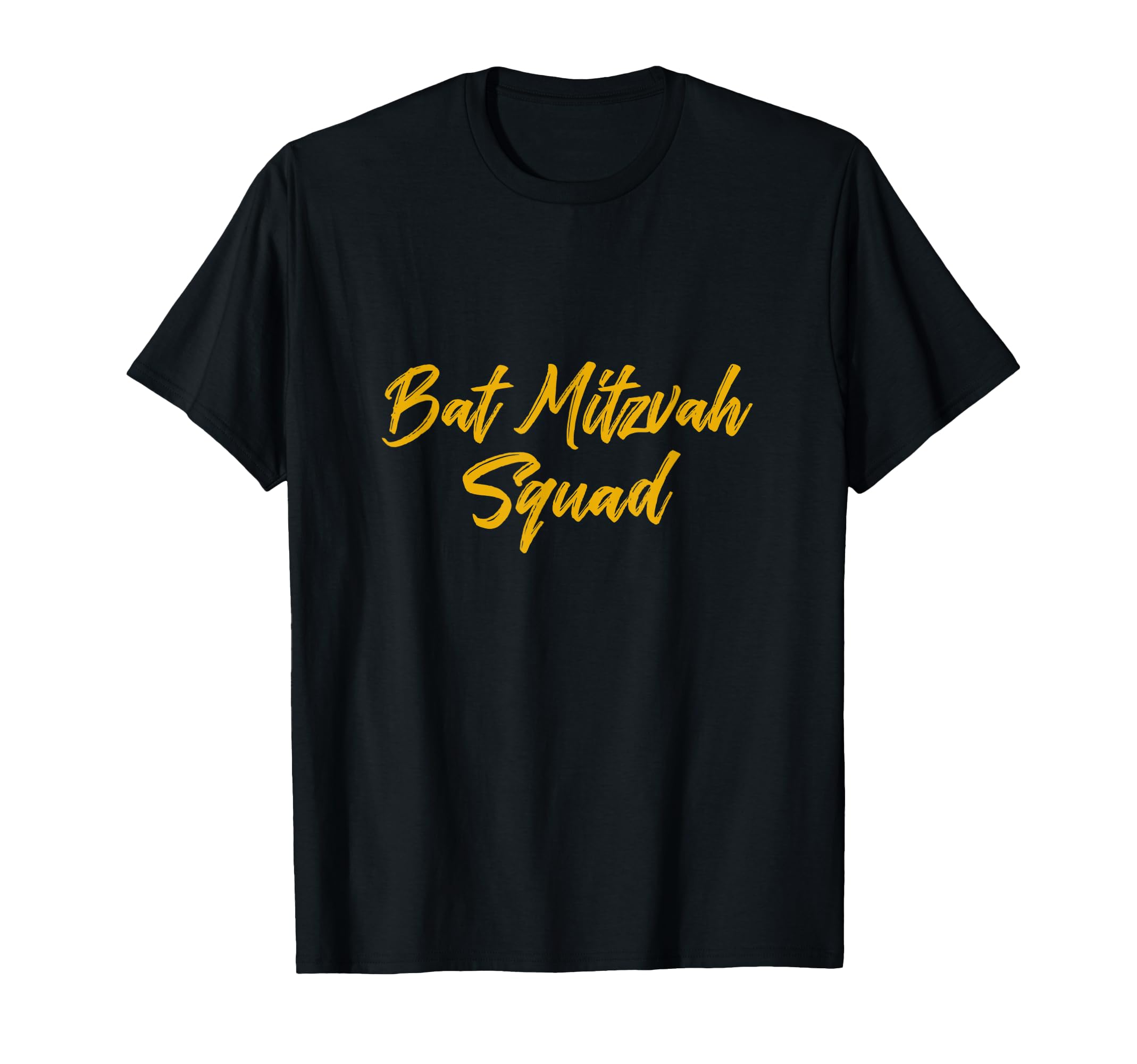 Bat Mitzvah Squad Happy Birthday Jewish Girls Friends Family T-Shirt