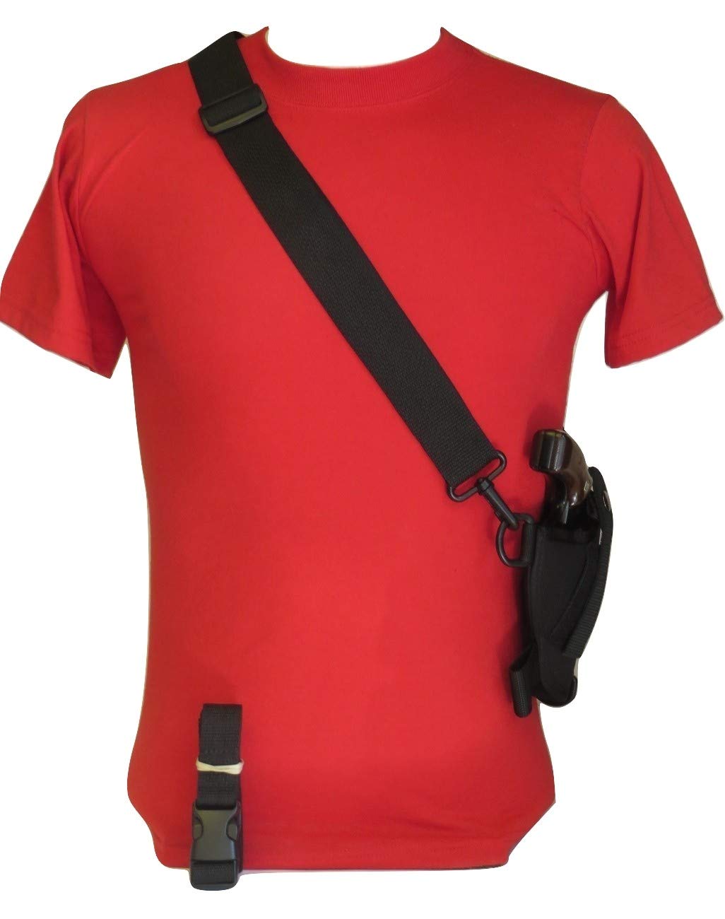Bandolier Shoulder Holster 2"-2 1/2" Small Revolver 38, 357, 22 - J Frame Black