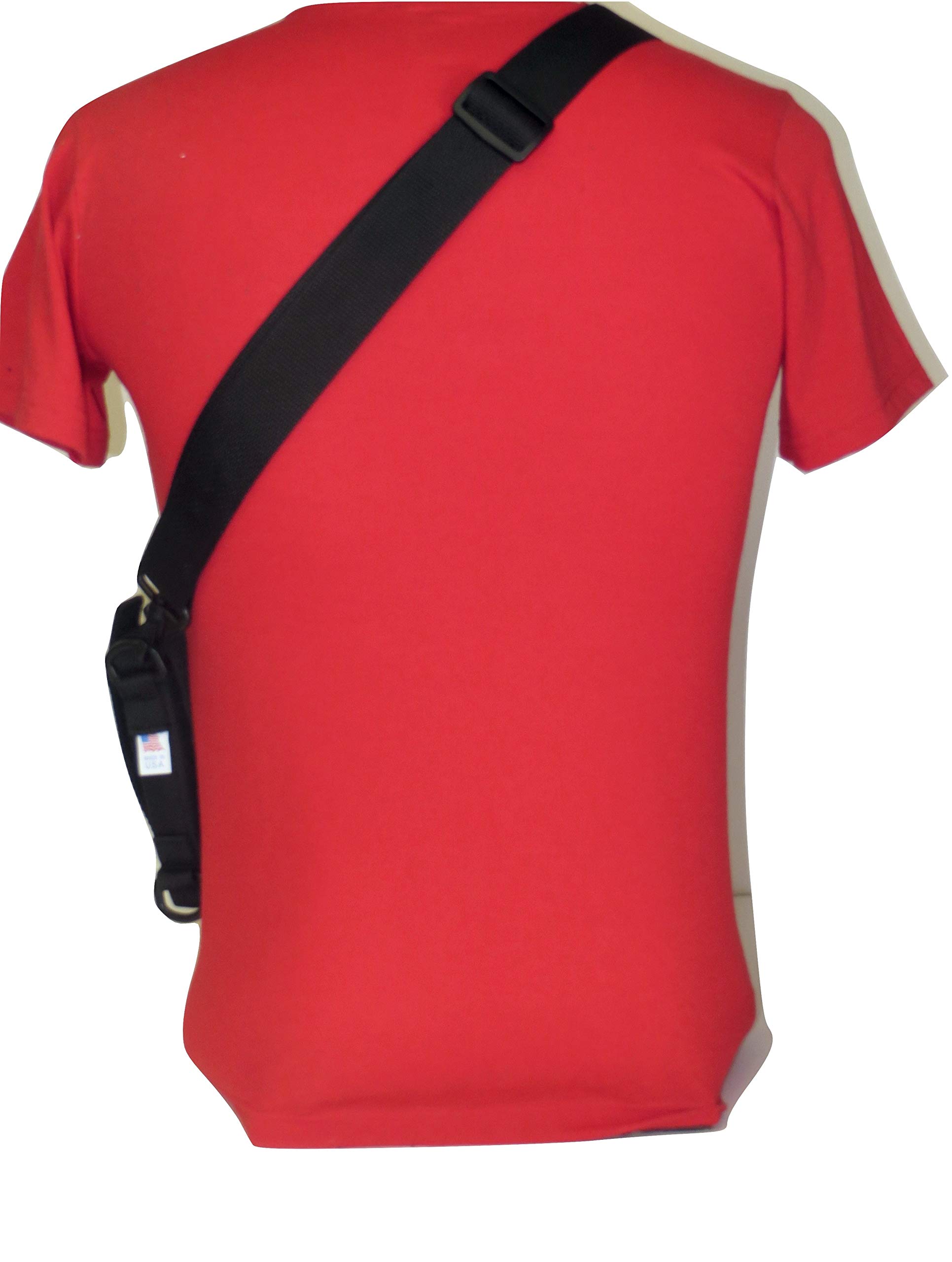 Bandolier Shoulder Holster 2"-2 1/2" Small Revolver 38, 357, 22 - J Frame Black
