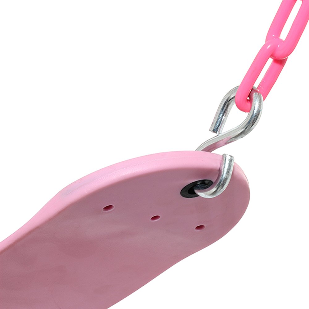 Pink Swing Set - Toddler High Back Full Bucket Swing - Heavy Duty Swing Seat - Swing Set Accessories