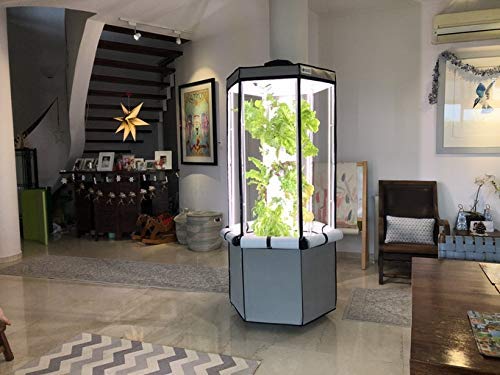 Aerospring Indoor Hydroponic Growing System 2.0 – Grow 27 Lettuce, Vegetable, Herb & Fruiting Plants | Includes Grow Tent, 150W LED Grow Lights, Fan & Wheels for Indoor Gardening