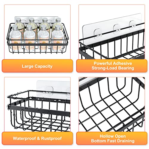Corner Shower Caddy and Bathroom Shower Caddy Black