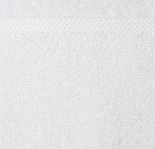 Amazon Basics Quick-Dry Bath Towels - 100% Cotton, 2-Pack, White