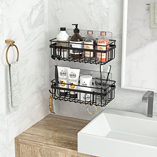 Corner Shower Caddy and Bathroom Shower Caddy Black