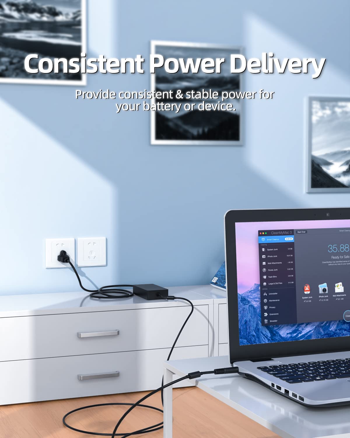 180W 130W AC Charger Fit for Dell OptiPlex All-in-One 7420 Laptop Power Supply Adapter Cord
