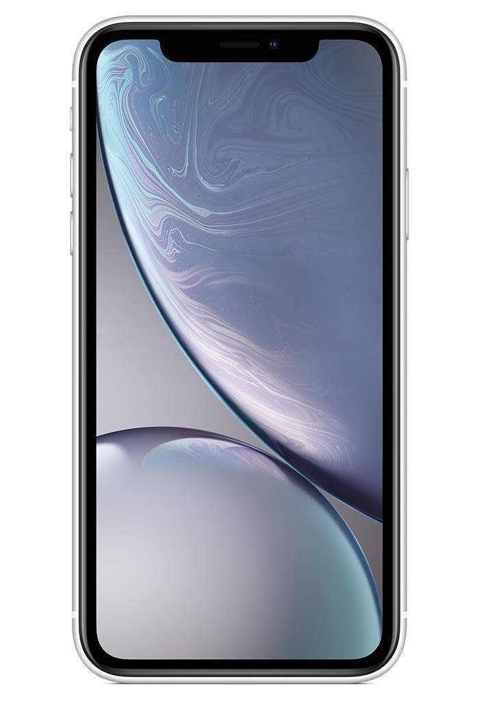 Apple iPhone XR (256GB, White) [Locked] + Carrier Subscription