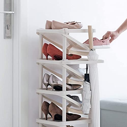 Multi-Layer Rolling Wheel Cart Shoe Rack 9-Layer Two-Way for Kitchen Home Office Craft Garage Salon Shoe Cabinet( 90x36cm ) Ventilated