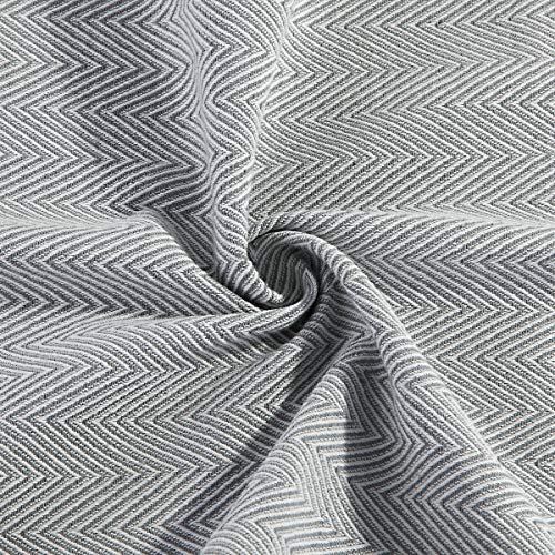 Mia'sDream Tassels Cotton Hand Face Head Guest Gym Towel Set Washcloth Kitchen Tea Towel Dish Cloth Set 3 Pack 16inch X 24inch (Grey)