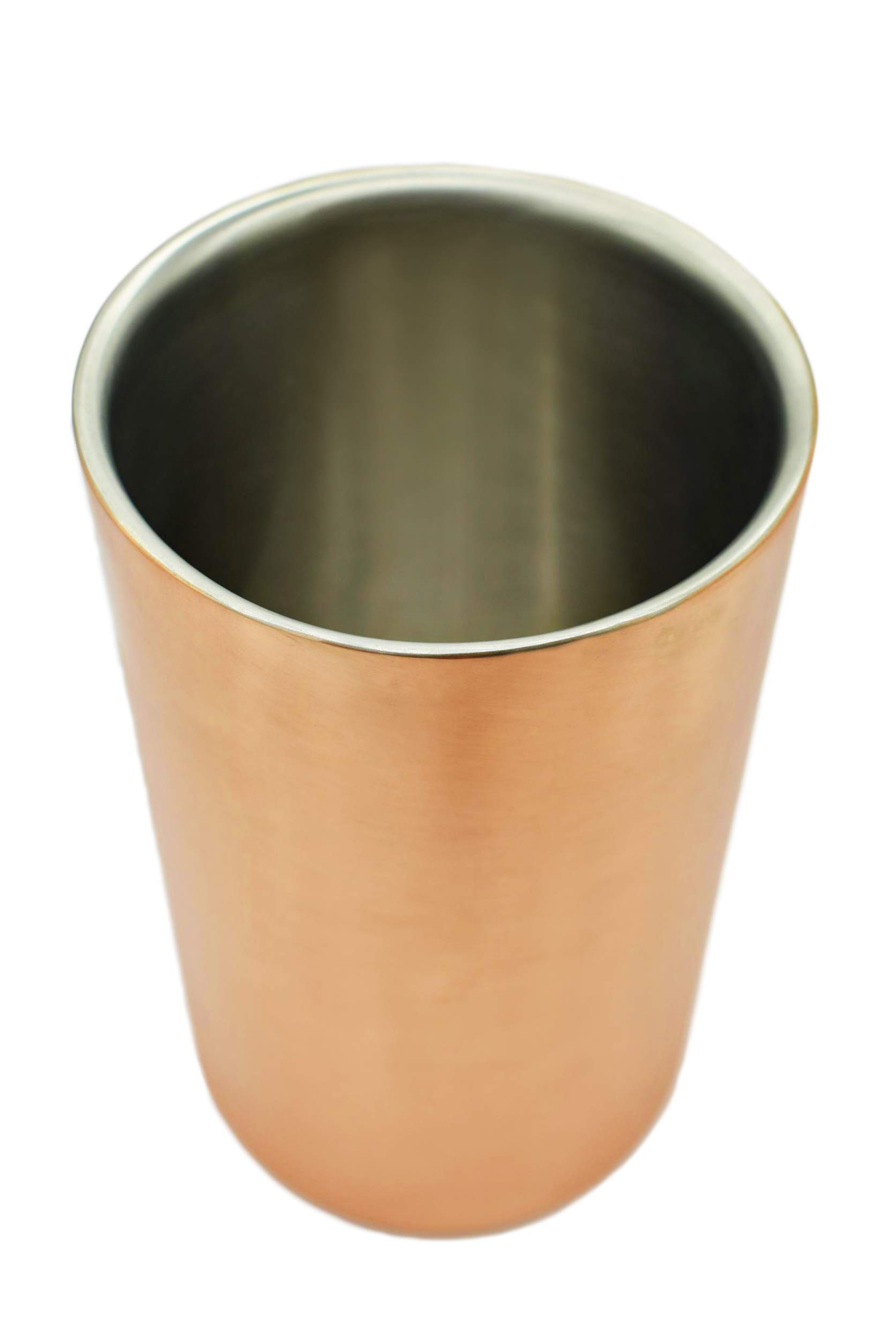 Alchemade Stainless Steel Copper Champagne Wine Bottle Chiller - Wine Cooler Bucket Sleeve, Single Bottle Wine Chiller For Your Home, Bar, Restaurant, Wedding, Party Or Event