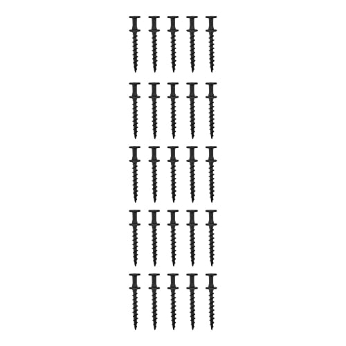 National Hardware N260-126 Bearclaw Hangers Double Headed Screws for Multi Purpose Wall Hanging Projects Up to 30 LBS in Drywall, Black Oxide