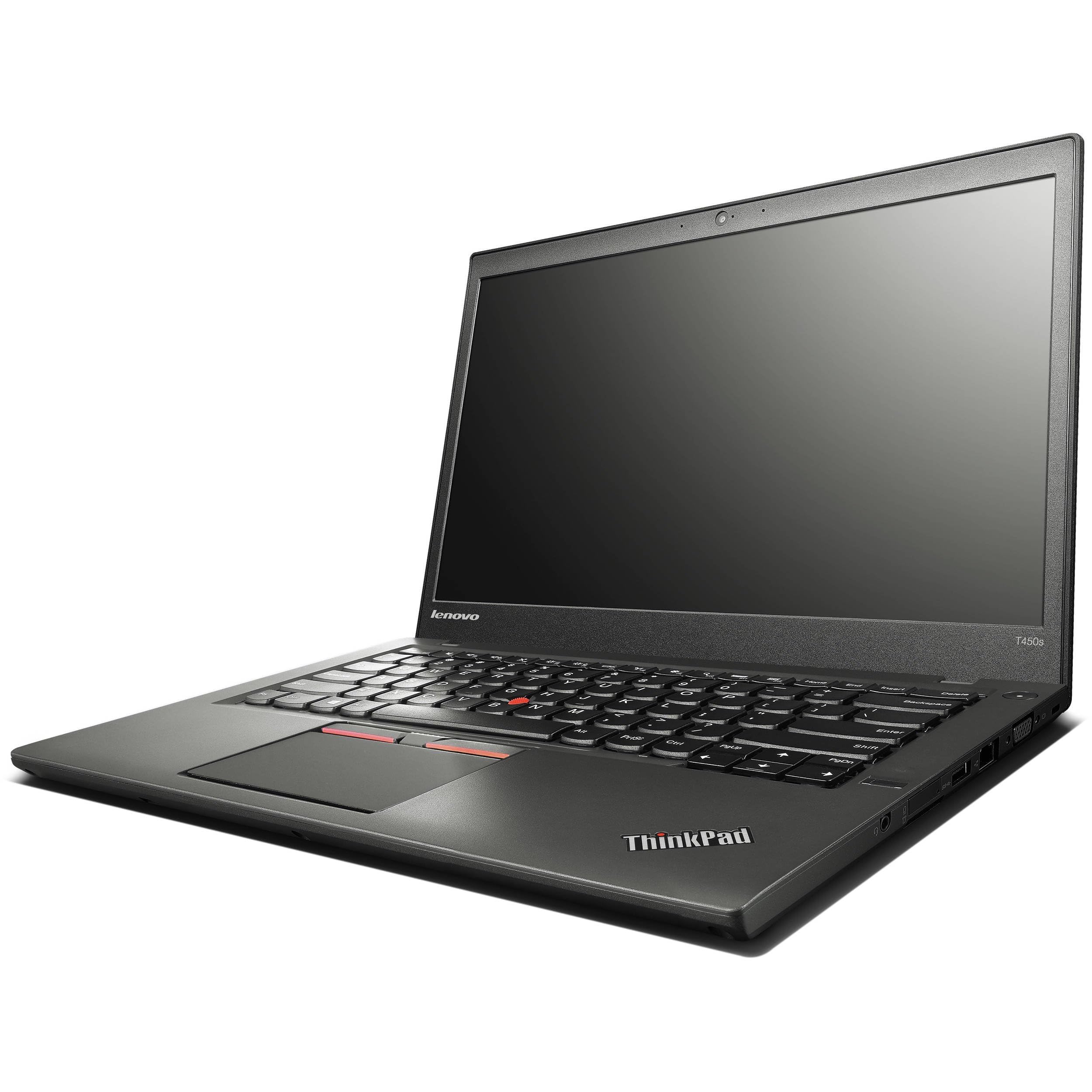 Lenovo ThinkPad T450s 14" Laptop, Intel Core i7, 8GB RAM, 256GB SSD, Win10 Pro (Renewed)