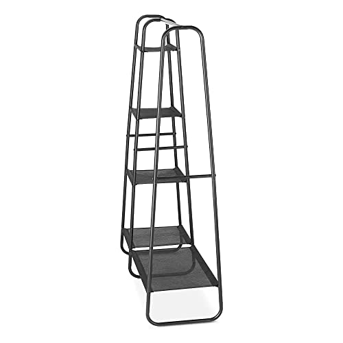 n/a Coat Rack Clothing Rack Freestanding Wardrobe Mesh Fabric Shelves for Portable Clothing Storage Wardrobe