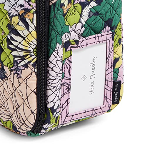 Vera Bradley Women's Cotton Deluxe Lunch Bunch Lunch Bag, Bloom Boom - Recycled Cotton, One Size