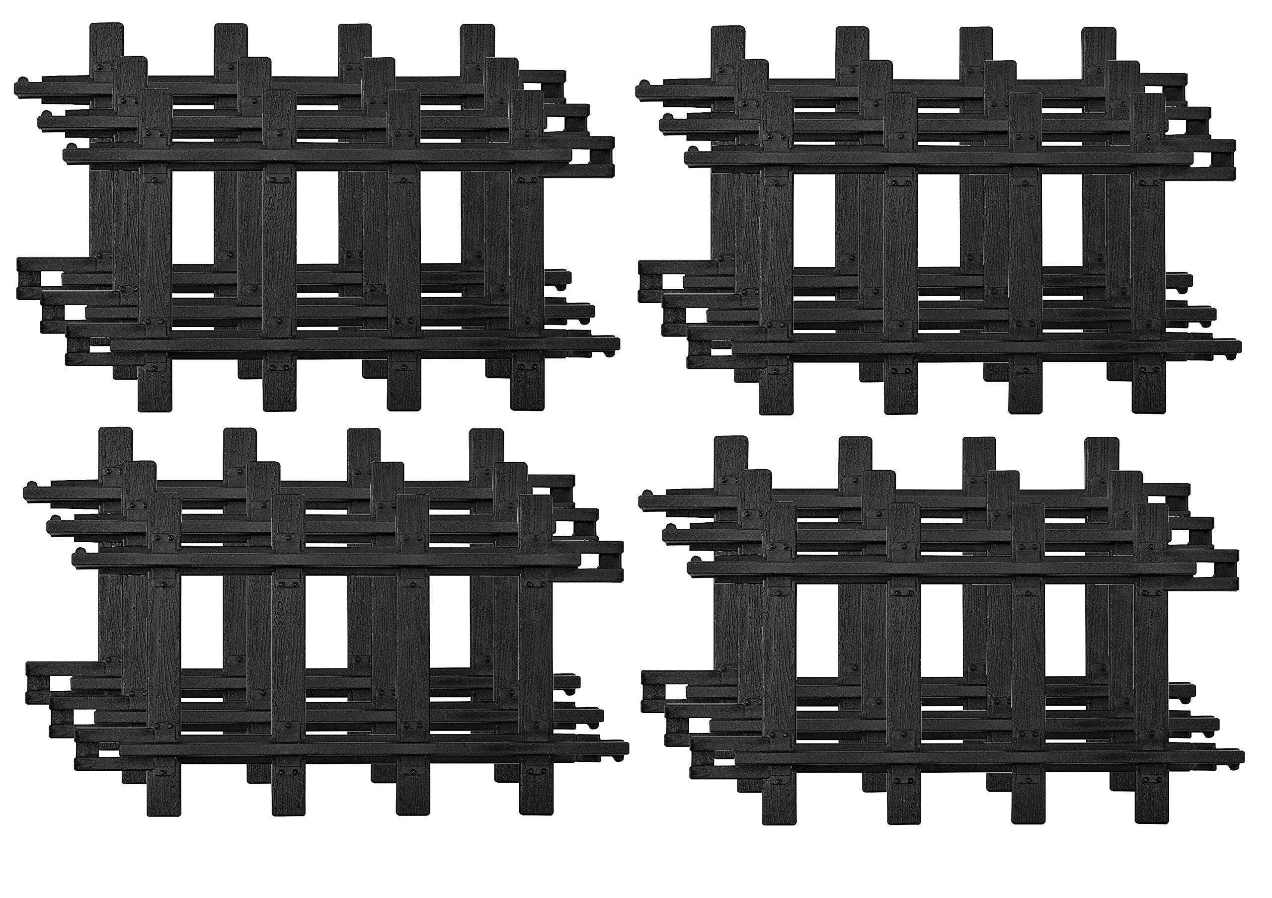 Lionel Trains Ready to Play Expansion Track Combo Pack, 12 Straight Pieces + 12 Curved Pieces
