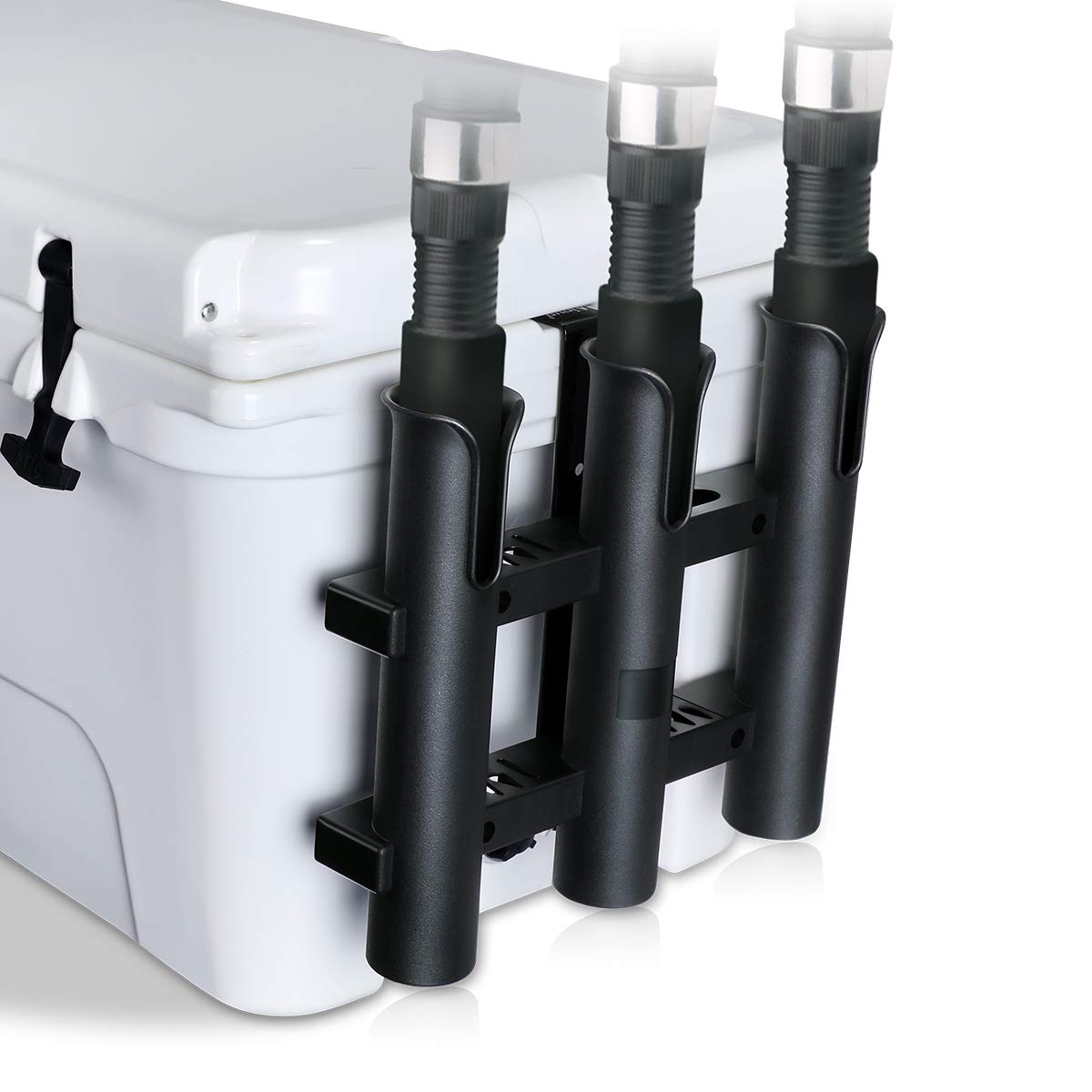 AIEVE Fishing Rod Holder, Fishing Pole Holder Fishing Rod Rack Stand Attachment Rod Holders for Boat, Cooler Holder for YETI and RTIC