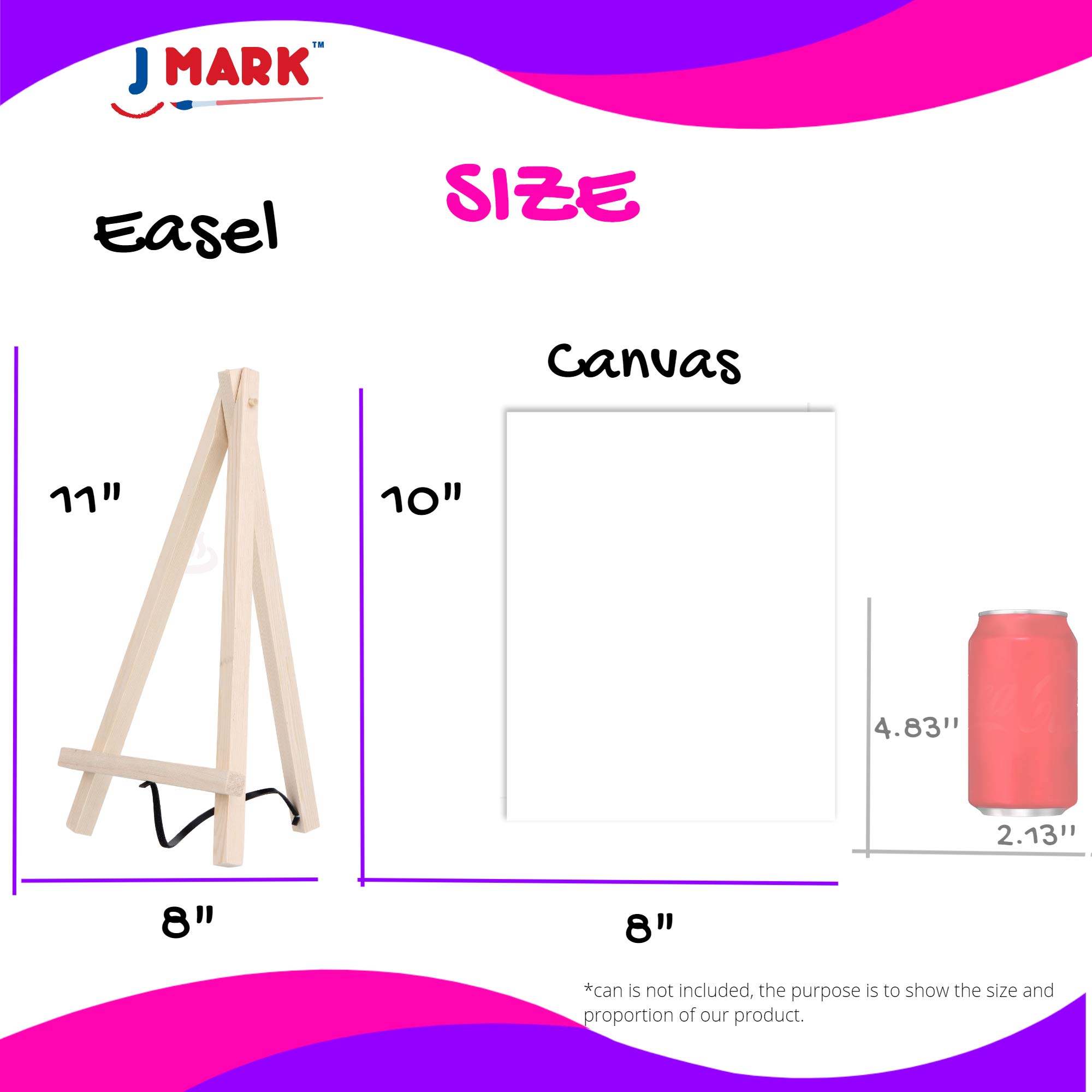 J MARK Kids Painting Set - All Inclusive Acrylic Paint Set for Kids - Safe Painting Supplies