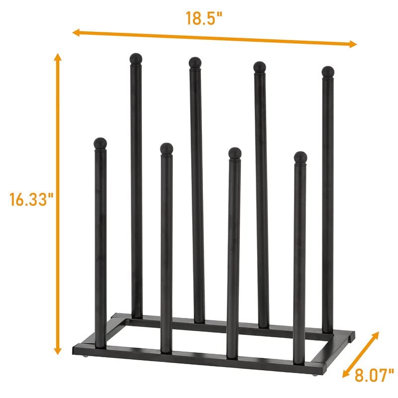 Alexent Traditional Bamboo Wood Boot Rack Tall Shoes Boot Rack Free Standing Shoe Racks for Closet Entryways Bedroom Patio Women Gift, Fit for 16in Boot