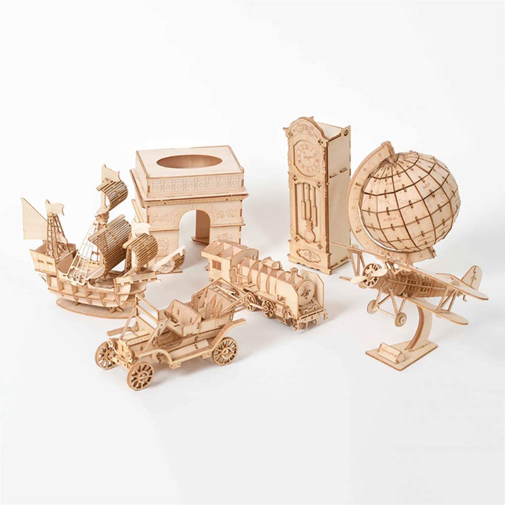 FOGAWA 5Pcs Balsa Wood Sheets 1/16 x12x8 Inch Plywood Sheets Unpainted Thin Natural Unfinished Wood Hobby Wood Board for Making Mini House Airplane Ship Boat DIY Model