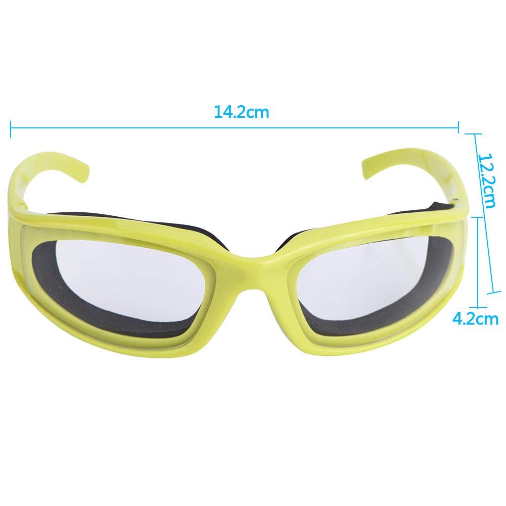 Kitchen Goggles, Anti-Spicy Onion Cutting Goggles Protective Glasses Eye Protector Kitchen Gadget BBQ Glasses Grilling Goggles, Green