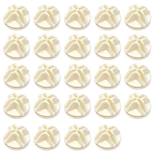 HONBAY 24PCS Wire Cube Plastic Connectors for Modular Storage Organizer Closet and Wire Shelving (Maximum Wire Diameter: 3.2mm)