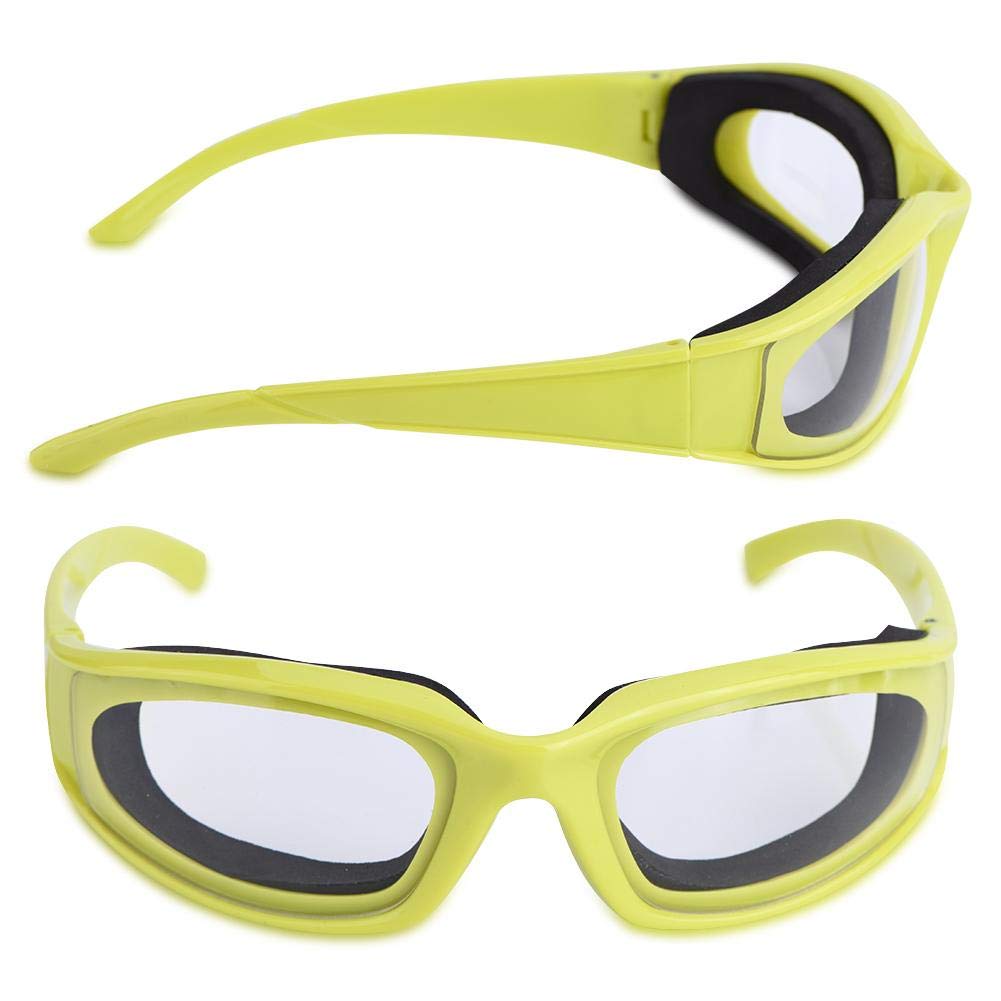 Kitchen Goggles, Anti-Spicy Onion Cutting Goggles Protective Glasses Eye Protector Kitchen Gadget BBQ Glasses Grilling Goggles, Green