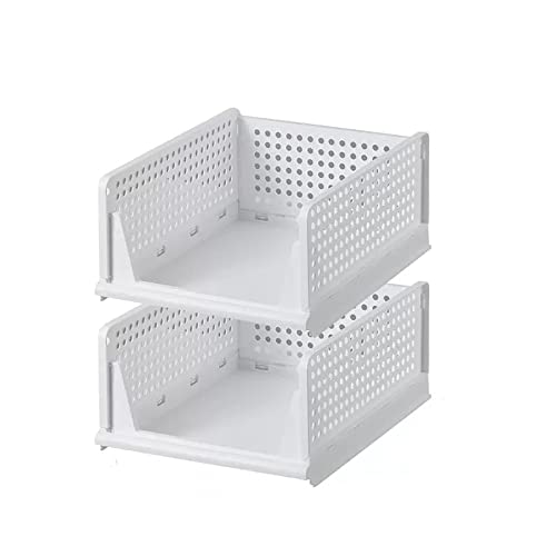 Closet organizers and storage Clothes Storage Bins, closet organizer stackable storage drawers for Office Bedroom Laundry Toys Organization (2 Pack)