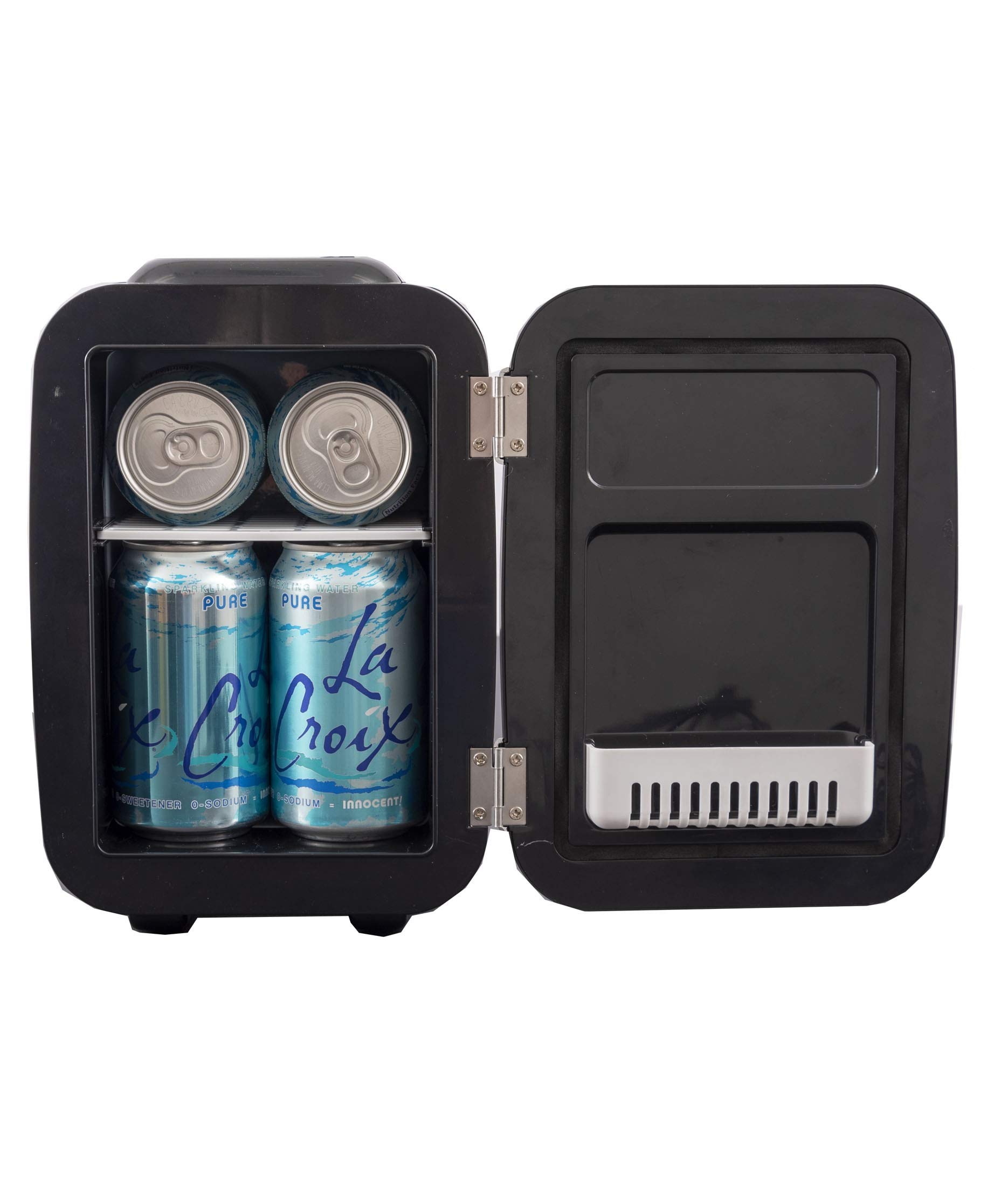 Stand Up Desk Store Portable Mini Fridge Cooler and Warmer - Compatible with AC, USB, and 12V Cigarette Lighter Plugs