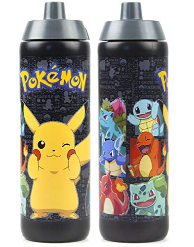 Pokemon Water Bottle Pikachu 724ml Plastic Sports Drink Cup One Size