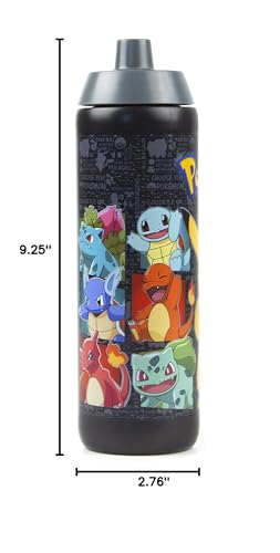 Pokemon Water Bottle Pikachu 724ml Plastic Sports Drink Cup One Size