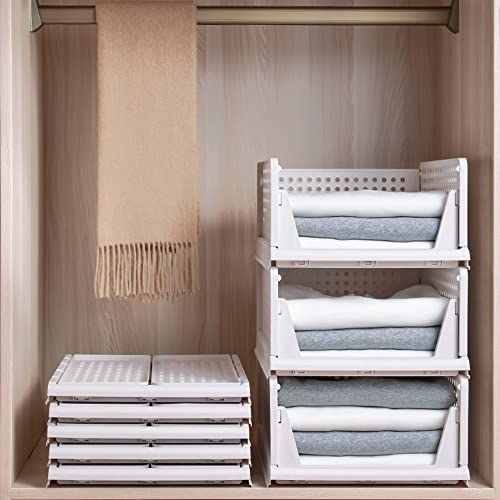Closet organizers and storage Clothes Storage Bins, closet organizer stackable storage drawers for Office Bedroom Laundry Toys Organization (2 Pack)