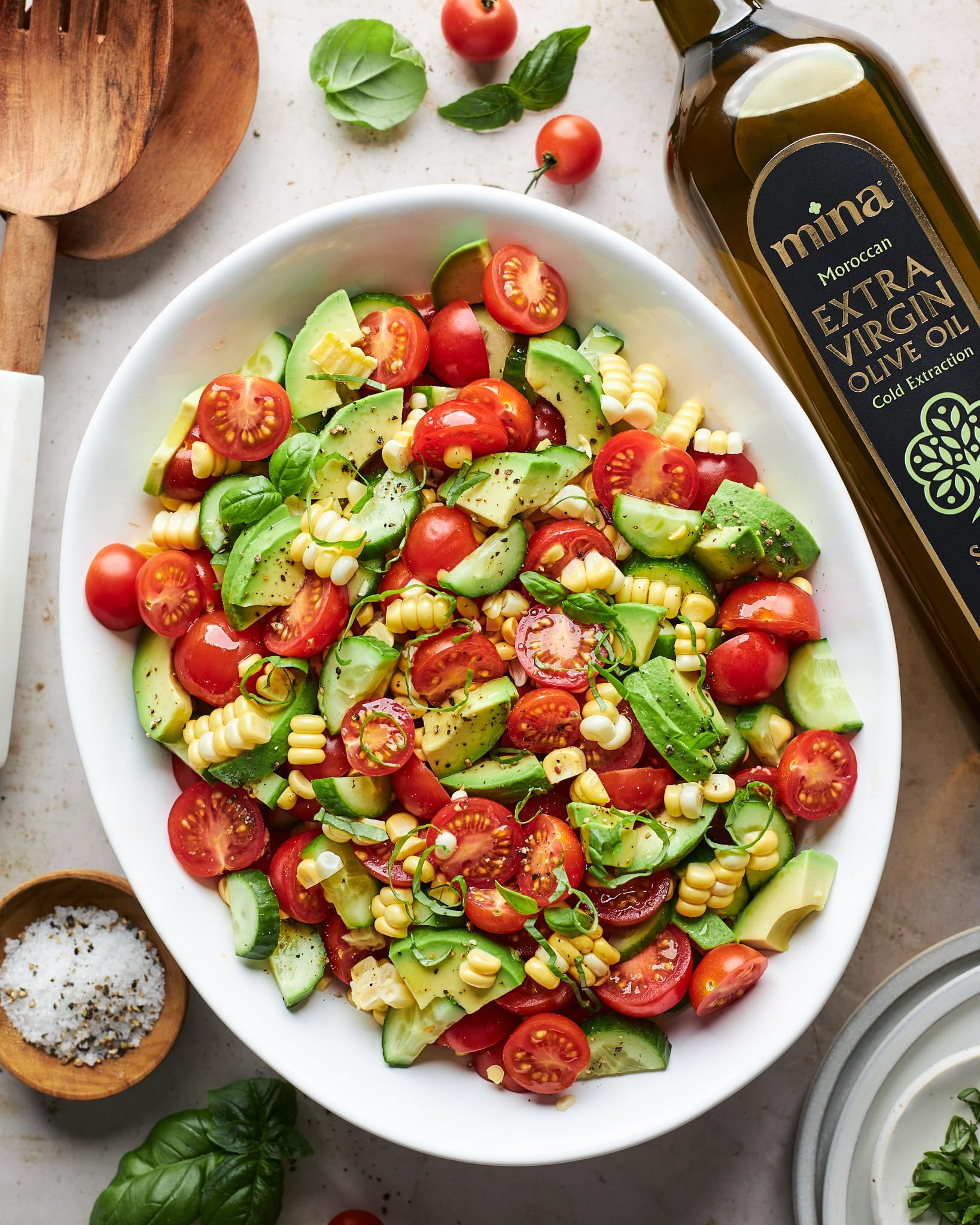 Mina Olive Oil Extra Virgin 16.9 Fl Oz, New Harvest, Polyphenol Rich Olive Oil for Cooking, Moroccan Extra Virgin Olive Oil, Single Origin Olive Oil, Cold Extraction, Less than 0.2% Acidity, 500 ml