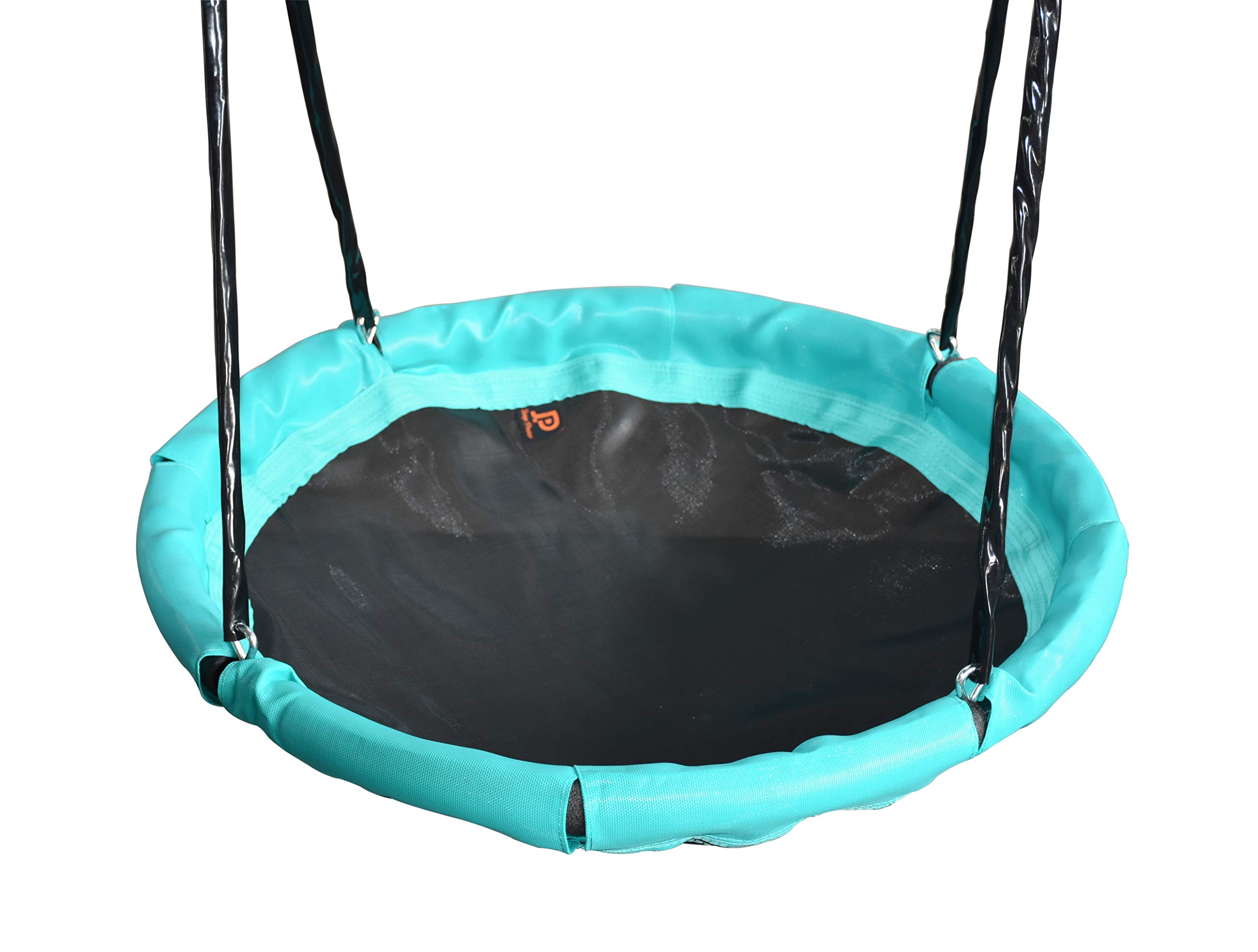 UFO A-Frame Metal Swing Set for 1 or 2 Children, Kids & Toddlers