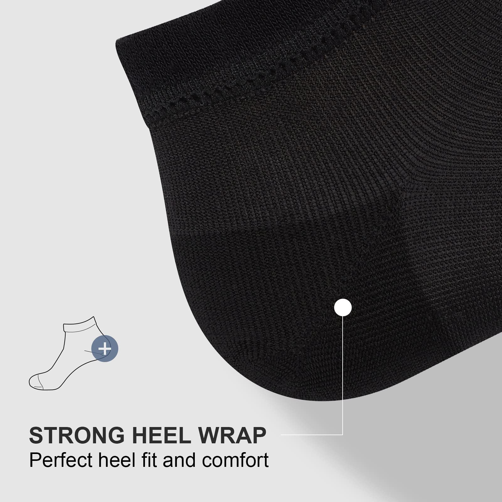wernies No Show Men Socks, Low Cut Ankle Sock, Men Short Socks Casual Cotton Socks Size 6-10