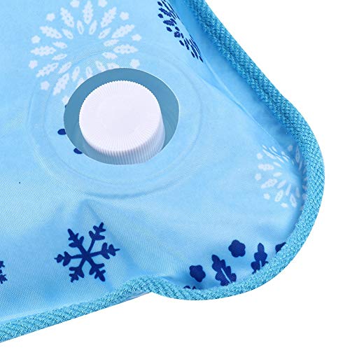 Salmue Cooling Pillow, Cool Neck Pillow, Multi Functional Children Adult Waterproof Ice Cooling Cushion Water Pillow Reversible Cool Gel Pillow for Student Office Car Home Travel