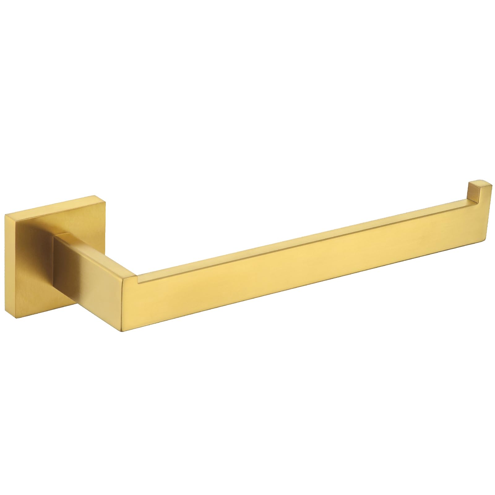 Angle Simple Hand Towel Holder, SUS 304 Stainless Steel Bathroom Towel Hanger Rack for Wall, Brushed Gold, 10.24 Inches