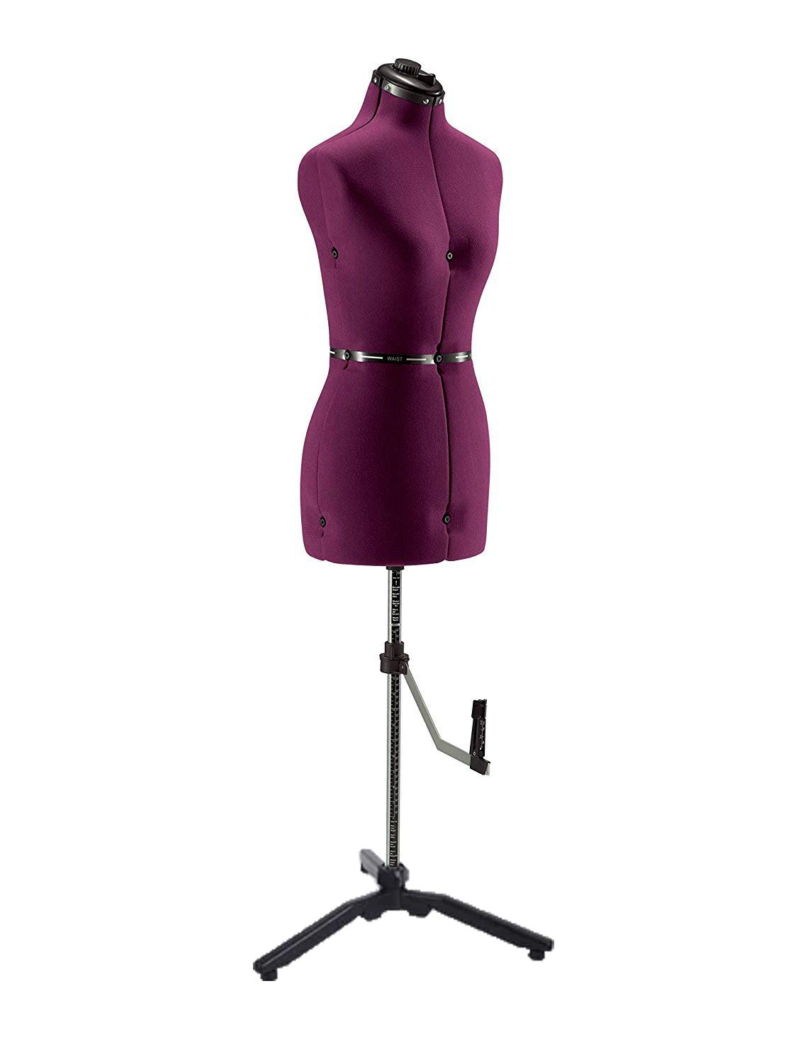 Family Dress Form - Adjustable Mannequin Dress Form Female with New Base - Red