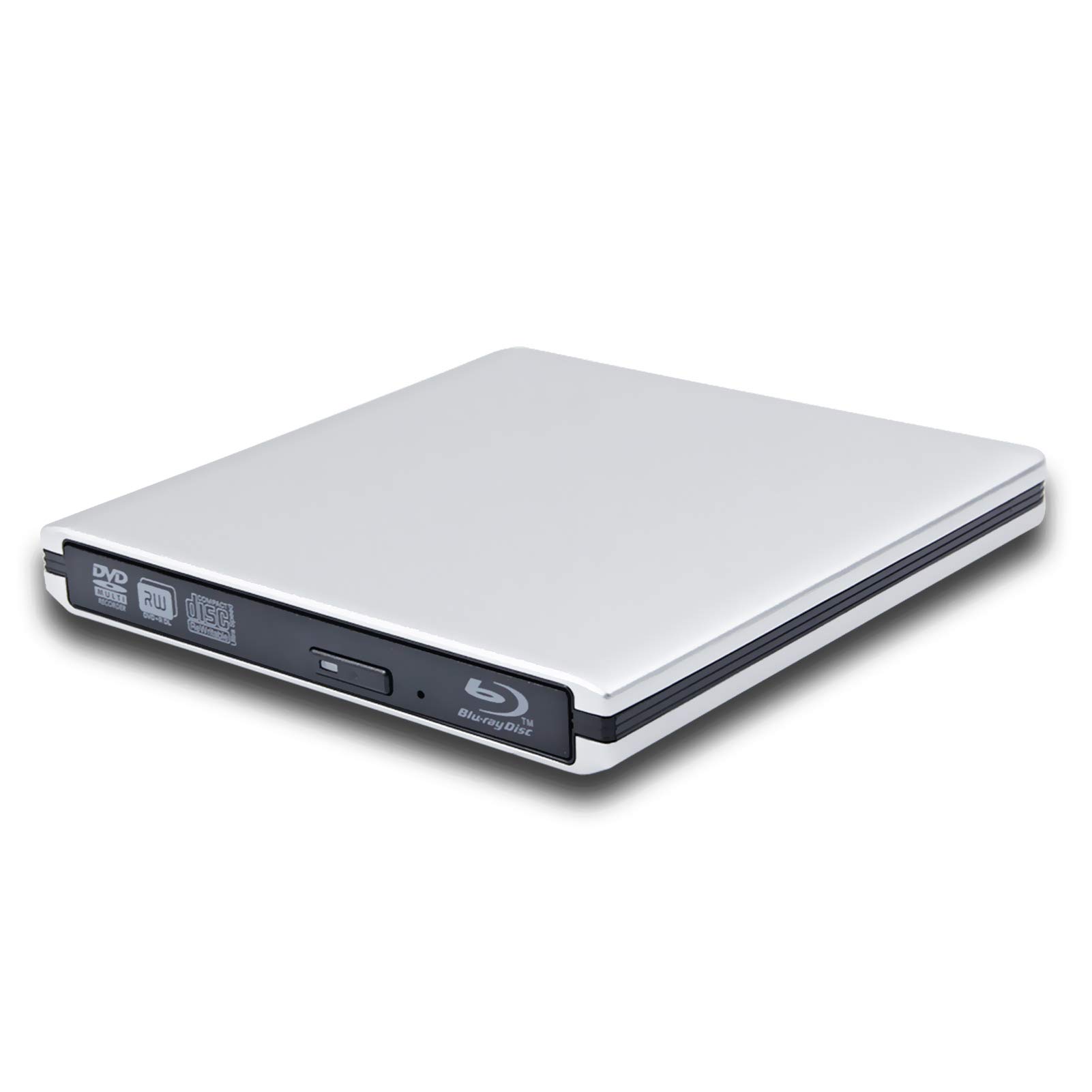 USB 3.0 Portable External 6X Blu-ray Burner Optical Drive, for Samsung Notebook 9 Pro S 7 5 10 Spin Series XE500C13 ATIV Book 9 15 2019 Ultrabook Laptop, 3-D Blue ray DVD Players, 8X DVD+-R DL Writer