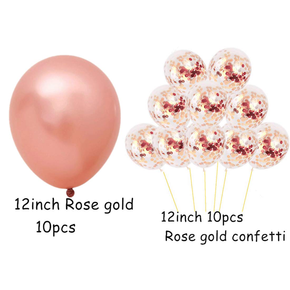 JumDaQQ Welcome Home Letter Balloon Banner with Star Sequin Balloons for Home Family Party Decorations(24 Pack) (Gold rose)