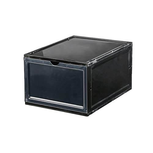 MFCHY Side Shoe Box Thickened Storage Display Cabinet Shoe Wall Sports Shoe Storage Box (Color : D, Size : 34 * 25 * 18cm)
