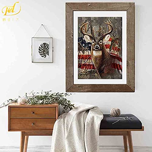 BLOOMMAY Diamond Painting Kits for Adults – 5D DIY Round Diamond Number Kits with Full Drill – Crystal Rhinestone Diamond Embroidery Paintings for Home, Office, Wall Decor 16×12 Inch