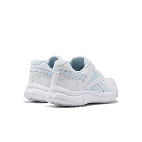 Reebok Women's Walk Ultra 7 DMX Max Shoe, White/Glass Blue/Collegiate Royal, 9