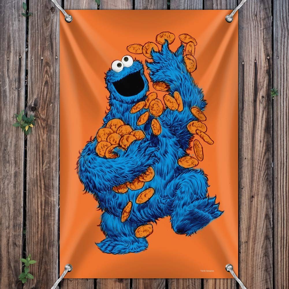 GRAPHICS & MORE Sesame Street Vintage Cookie Monster Home Business Office Sign