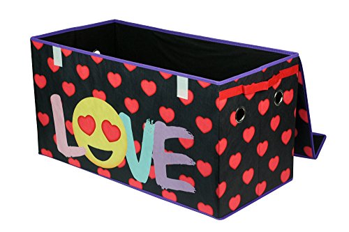 Idea Nuova Emoji Pals Love Collapsible Storage Trunk