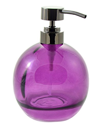 Nature Home Decor 944-1349 Premium Angus Glass 4-Piece Bathroom Accessory Set of Ruby Collection